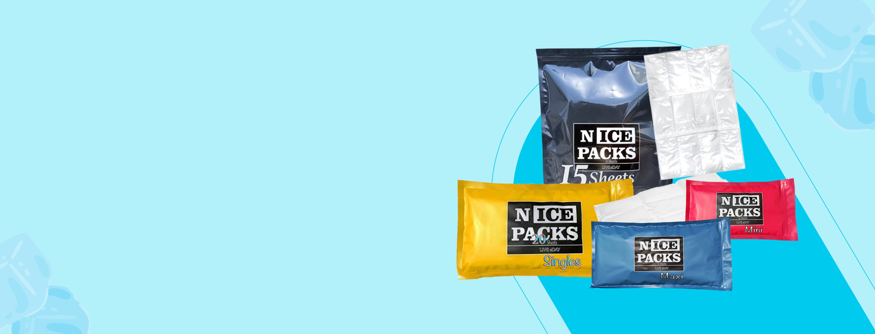 Nice Packs - Food Transportation - Dry Ice Packs